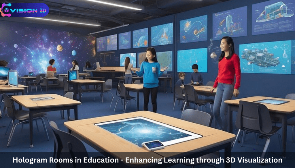 Hologram Room in Education - Learning through 3D Visualization.