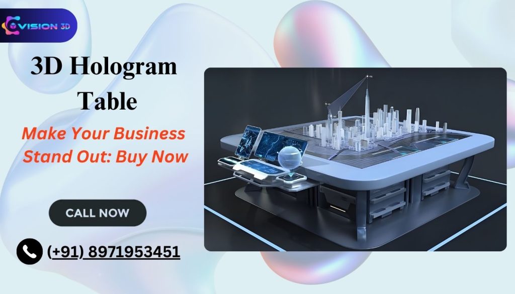 Elevate Your Business with a 3D Hologram Table – Shop Now.