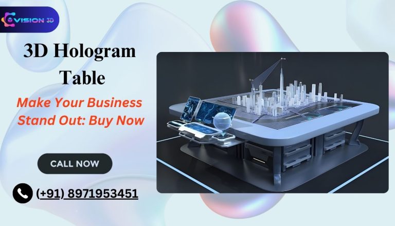 Elevate Your Business with a 3D Hologram Table – Shop Now.