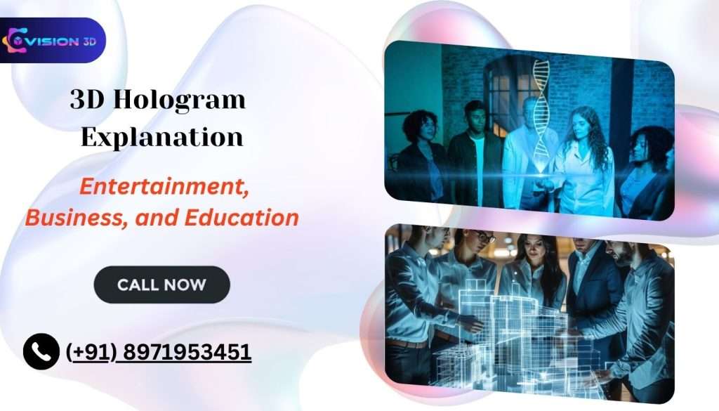 3D Hologram Explanation: Uses in Entertainment & Business