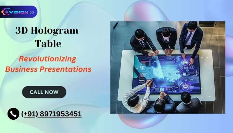 Revolutionizing Business Presentations with 3D Hologram Table