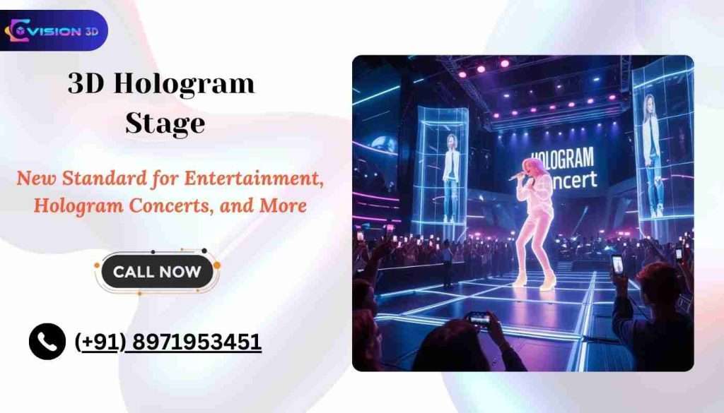 3D Hologram Stage: The Future of Concerts & Shows