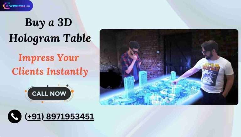 Buy a 3D Hologram Table and Impress Your Clients Instantly