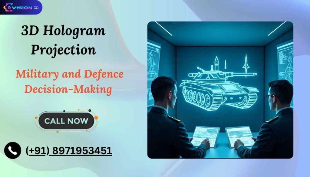 3D Hologram Projection for Military and Defence Decision-Making