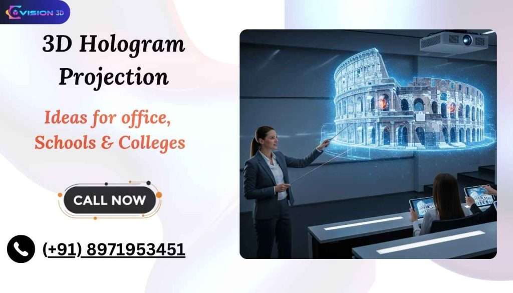 Innovative 3D Hologram Projection Ideas for Offices & Schools
