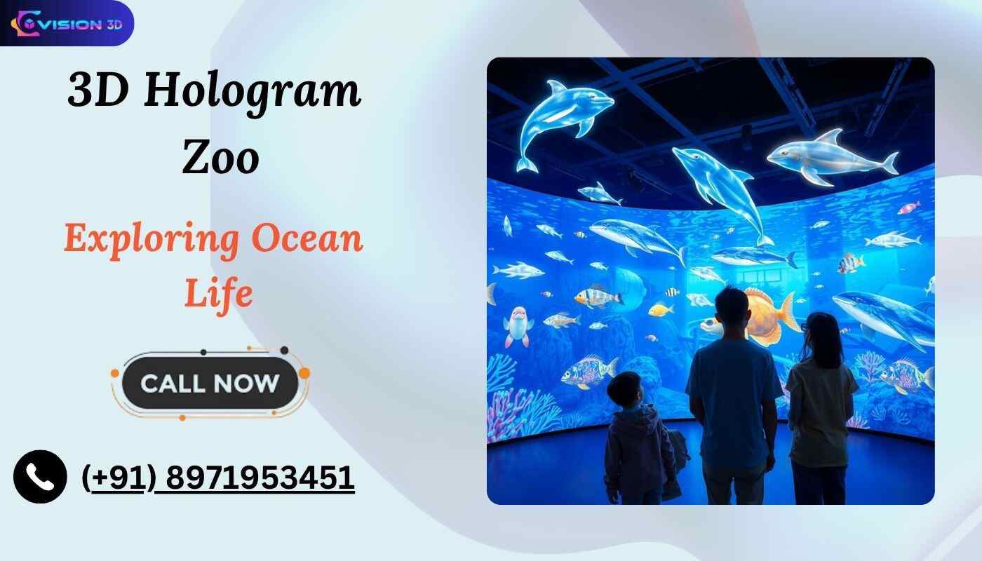 Exploring Ocean Life in a 3D Hologram Zoo Experience