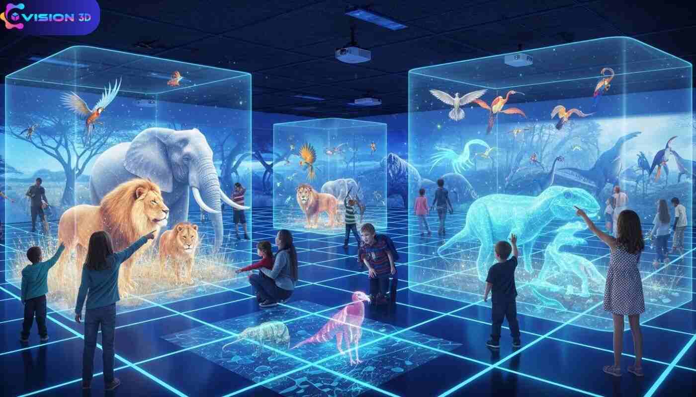 Build Your 3D Hologram Zoo: Learn & Explore in 3D