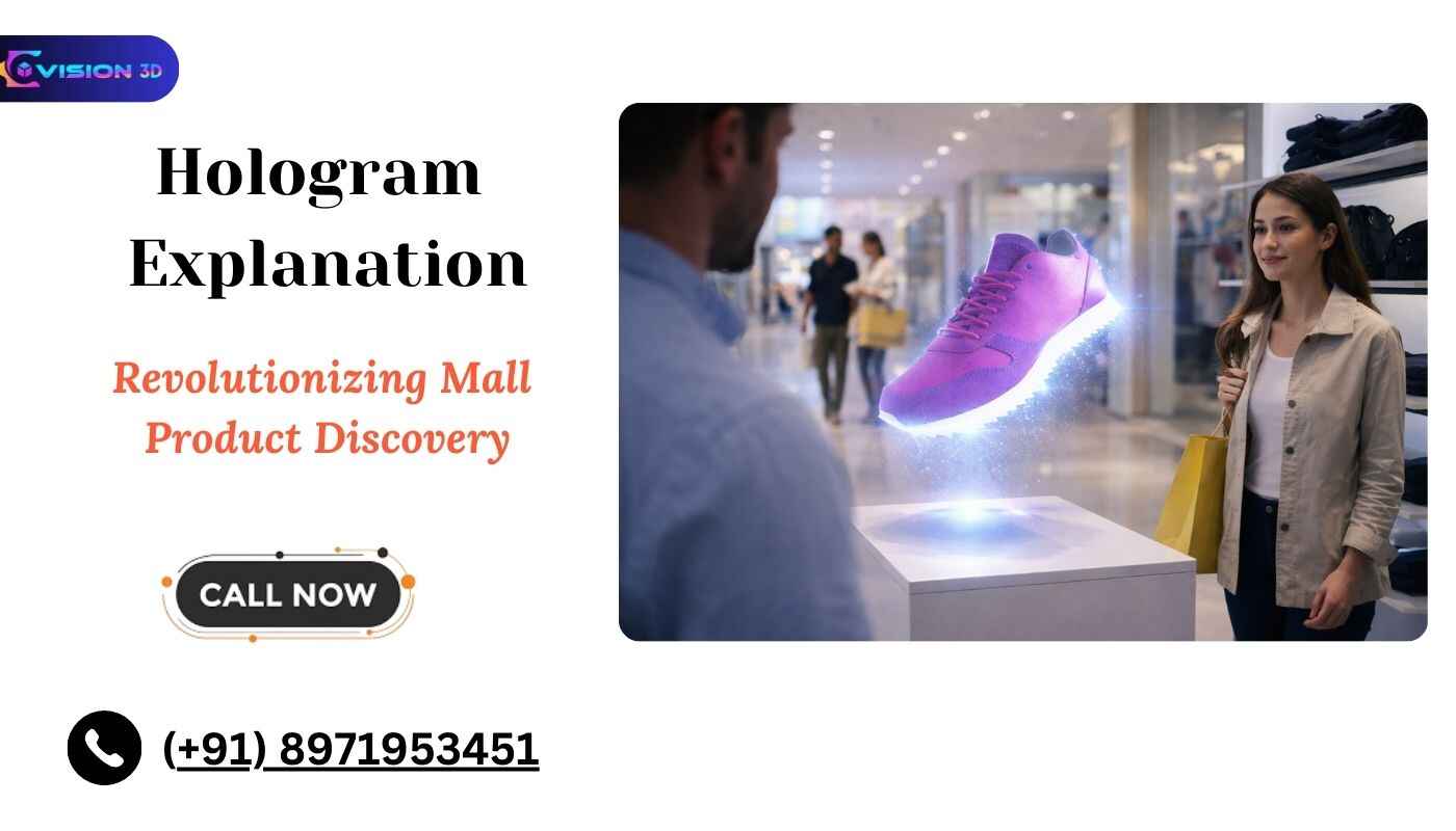 Hologram explanation: Solving mall product discovery issues.